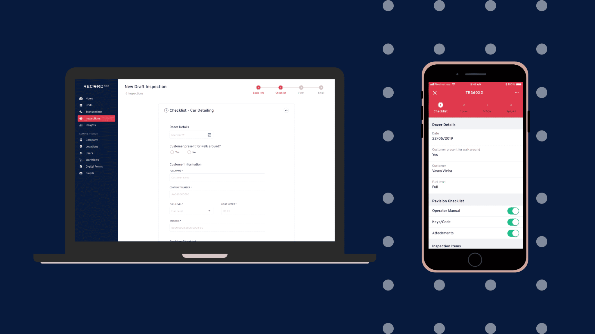 Top 11 equipment inspection software features - Record360