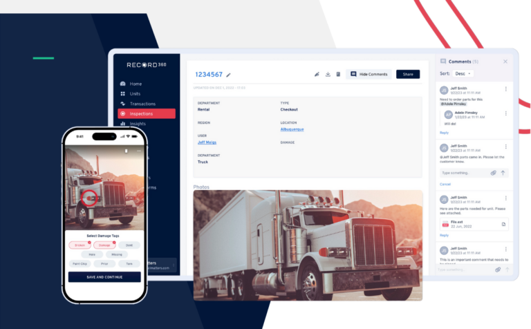 The benefit of Using a Truck and Trailer Inspection App - Record360