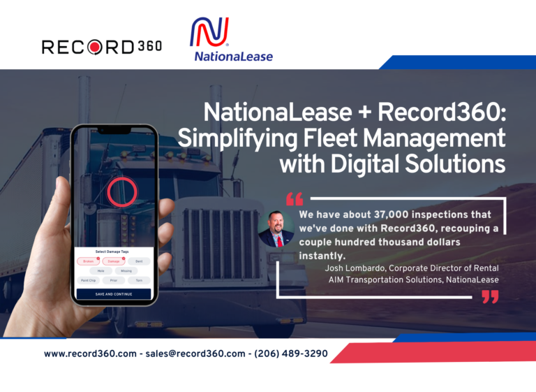 NationaLease + Record360: Simplifying Fleet Management with Digital ...